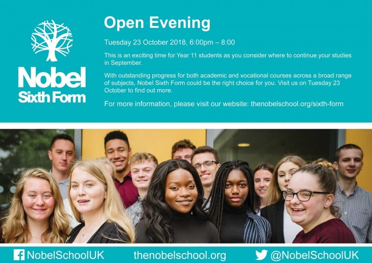 Post-16 Option Evening | Nobel
